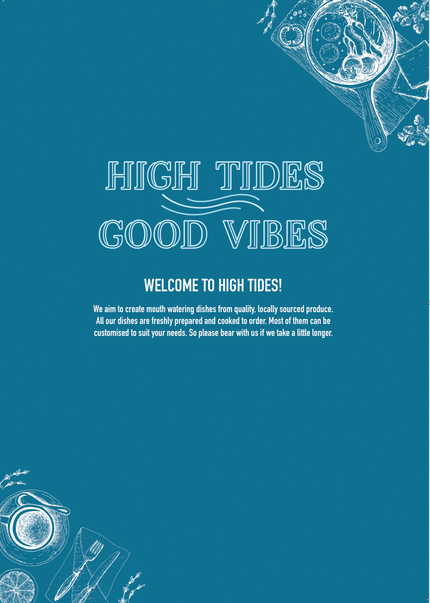 Menu | High Tides